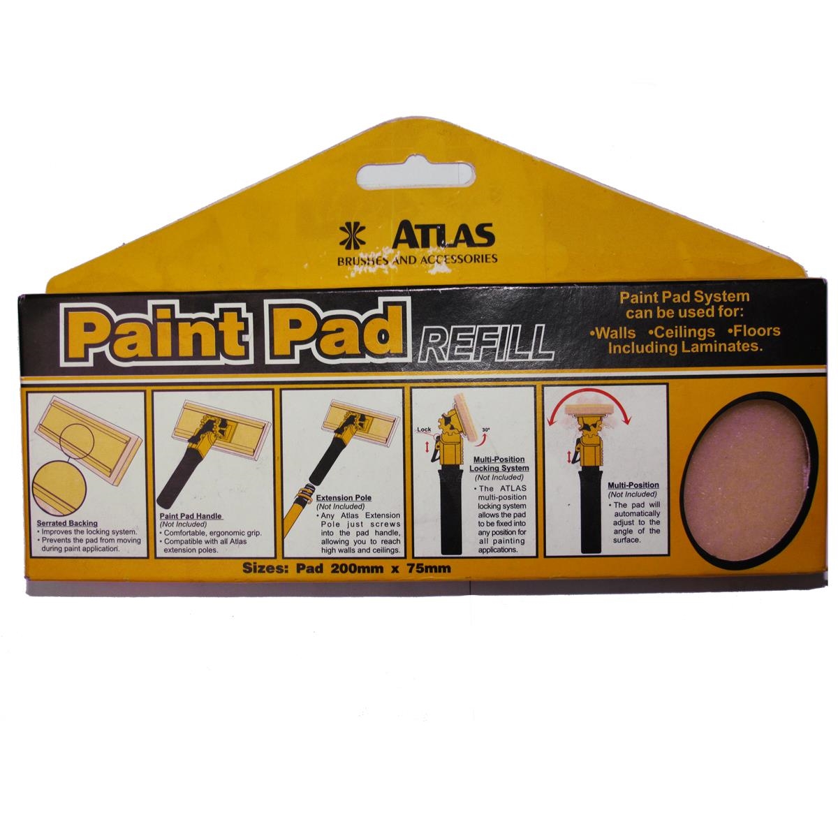 REPUESTO 550/550 ATLAS PAD PARA PINTURA GRANDE – Grupo Record